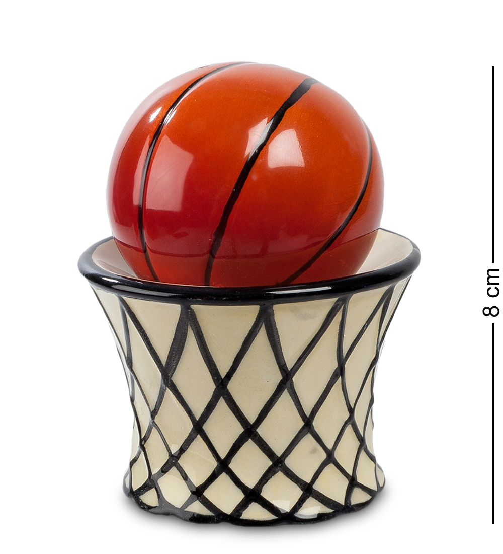 Salt and Pepper Shakers. CMS-14/ 11 Ceramic Basketball W/Hoop S&P ...
